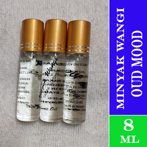 { 3 Bottle RM - 10 } MINYAK WANGI OUD MOOD 8ML TANPA ALKOHOL PERFUME ...