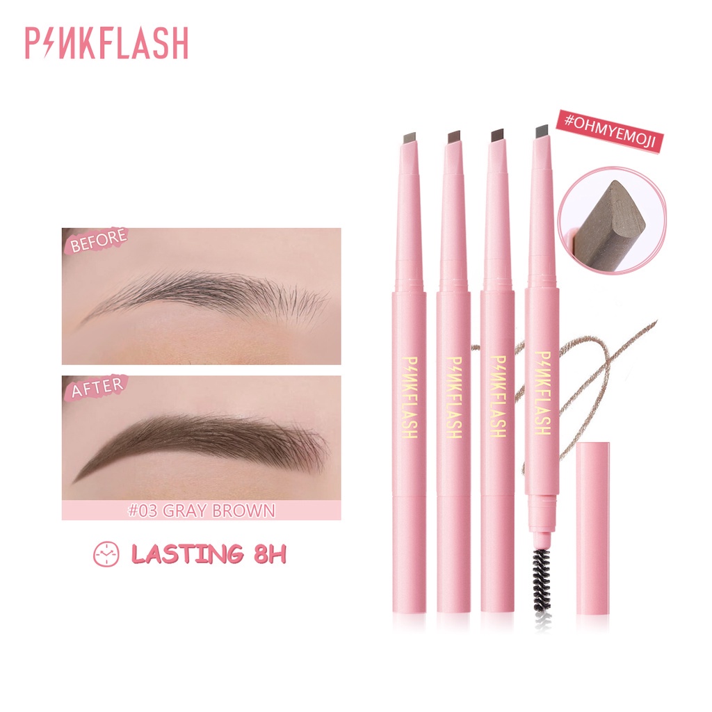 PINKFLASH PF-E09 Waterproof Auto Eyebrow Pencil OhMyEmoji Eyebrow ...