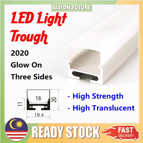 LED Linear Light Aluminum Alloy Lamp Trough Embedded Linear Light ...