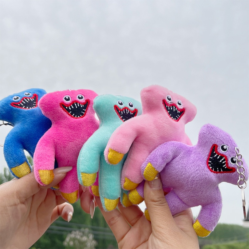 Poppy Playtime Plush Toy Sausage Monster Keychain Poppy Doll Blue Hairy ...