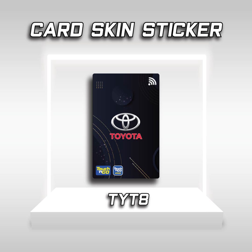 Toyota Card Skin Sticker (TnGo / Card Access / ATM Card) | Shopee Malaysia
