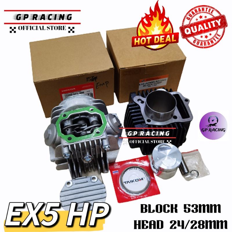 Combo Head Block EX5 racing 53MM + 24/28MM Comp SET EX5 high power HP ...