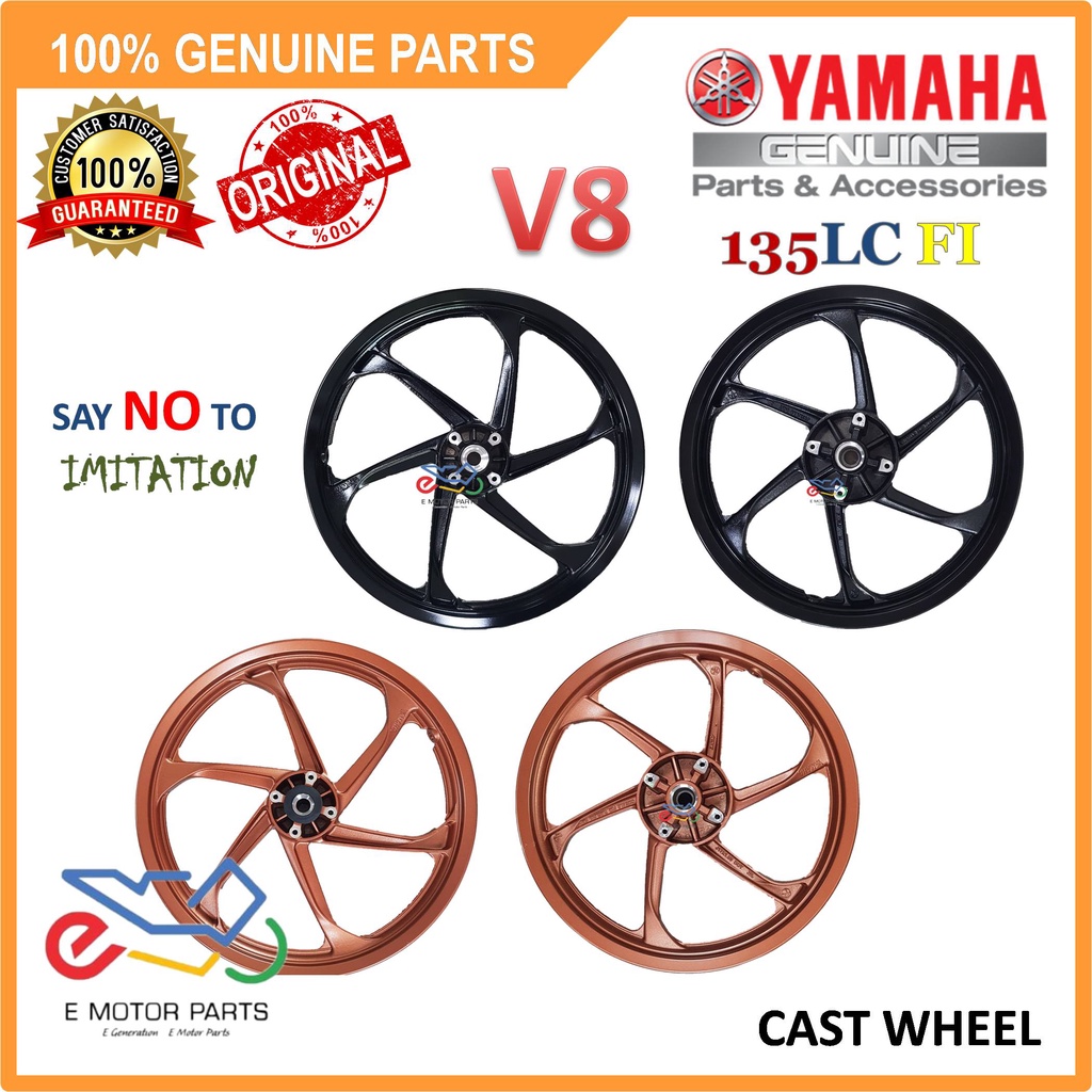 135LC FI CAST WHEEL 135LC V8 SPORT RIM SPORTRIM MDNMA [100% ORIGINAL YAMAHA] - BDK-F5168-00 5XK ...