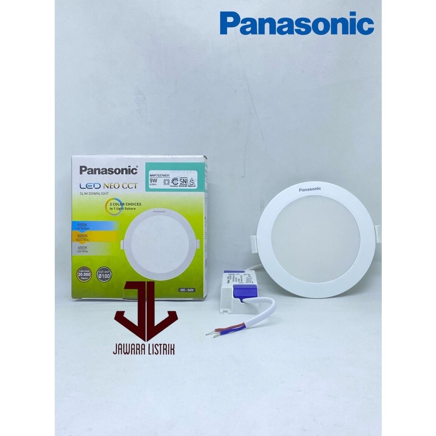 Panasonic LED PANEL NEO CCT SLIM DOWNLIGHT 9 WATT 3 COLORS NNP72276 ...