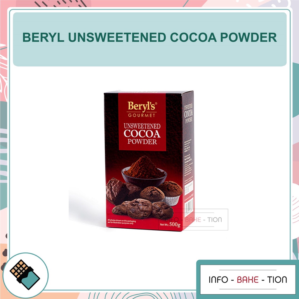 Beryl's Gourment Unsweetened Cocoa Powder 500g | Shopee Malaysia