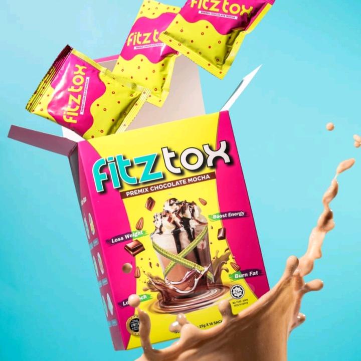 FITZTOX PREMIX CHOCOLATE MOCHA 15’Sachet / NEW FITZTOX BARU APPLE ...
