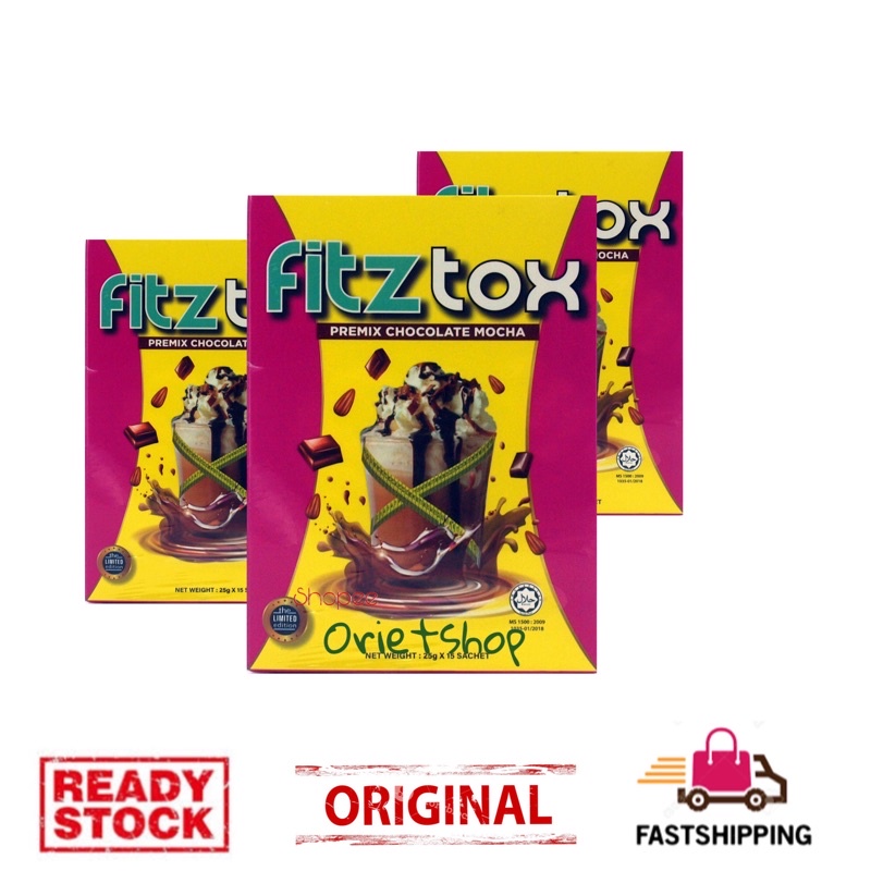 FITZTOX CHOCOLATE MOCHA ORIGINAL 25g x 15s | Shopee Malaysia