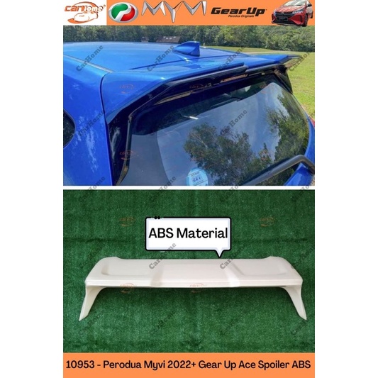 PERODUA MYVI 2022 GEN3 GEAR UP ACE SPOILER ABS SPOILER | Shopee Malaysia