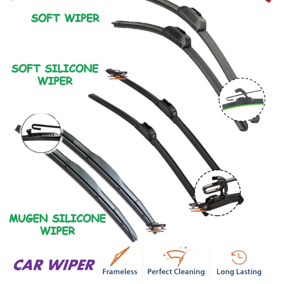 HONDA ACCORD SOFT WIPER 24/18,SOFT SILICONE WIPER,MUGEN SILICONE WIPER ...