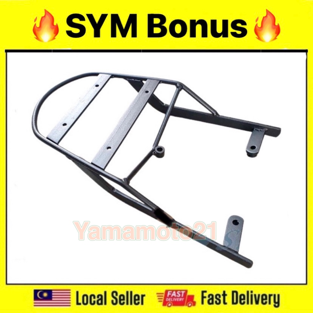 SYM E Bonus110 E-Bonus 110 E Bonus 110 SR Monorack Mono Rack Bar Rear Top Box Carrier Besi ...