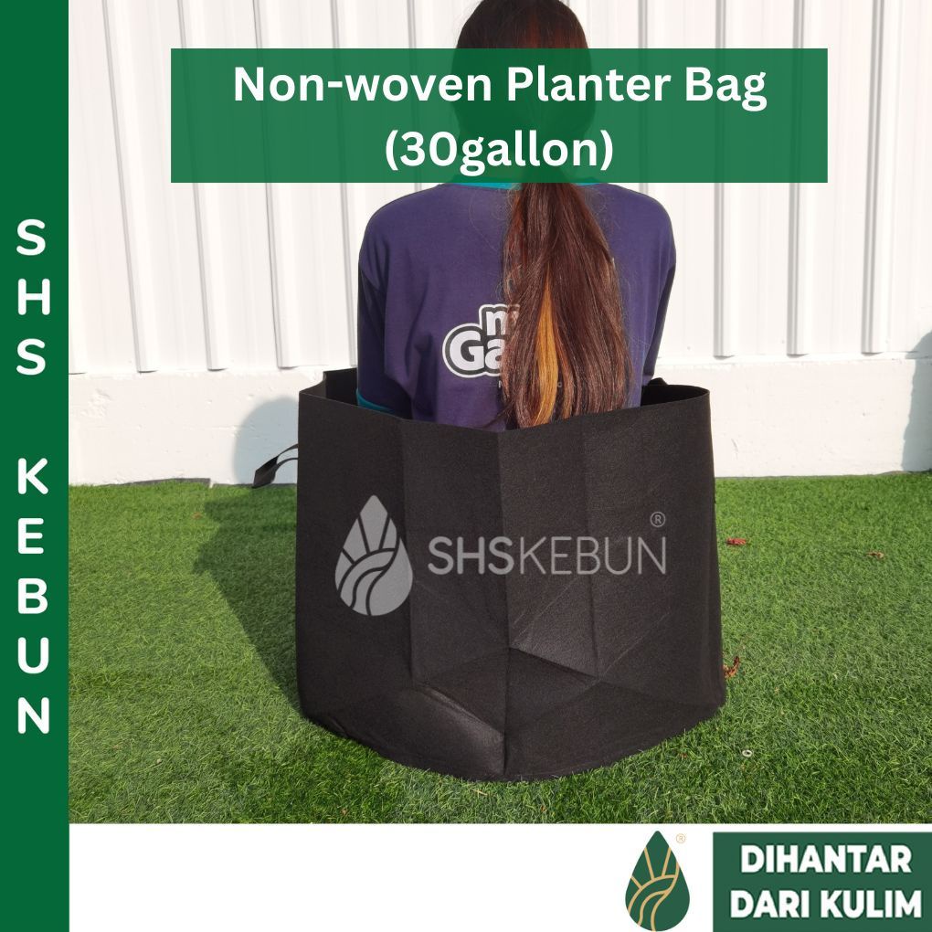 Pasu Besar Outdoor 30 or 50 Gallon Planter Bag Plant Pot Outdoor ...