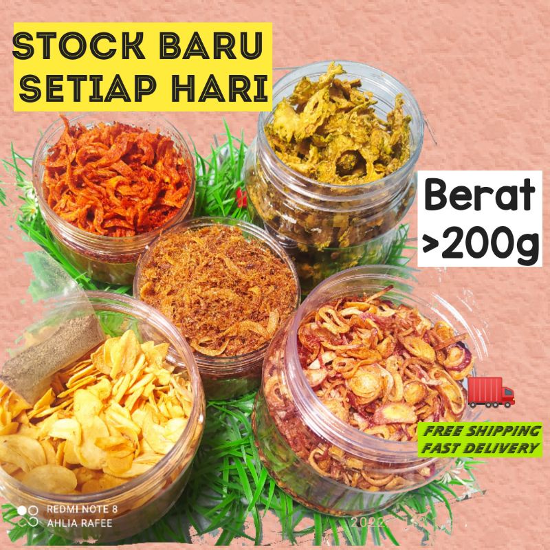 (BEST SELLER)MAKANAN DIET & PANTANG 200g BAWANG PUTIH PERIA GORENG ...