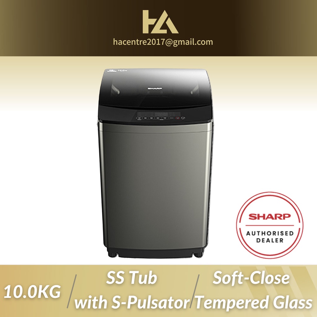 Sharp 10.0KG DD Inverter Fully Auto Washing Machine ESY1019 | Shopee ...