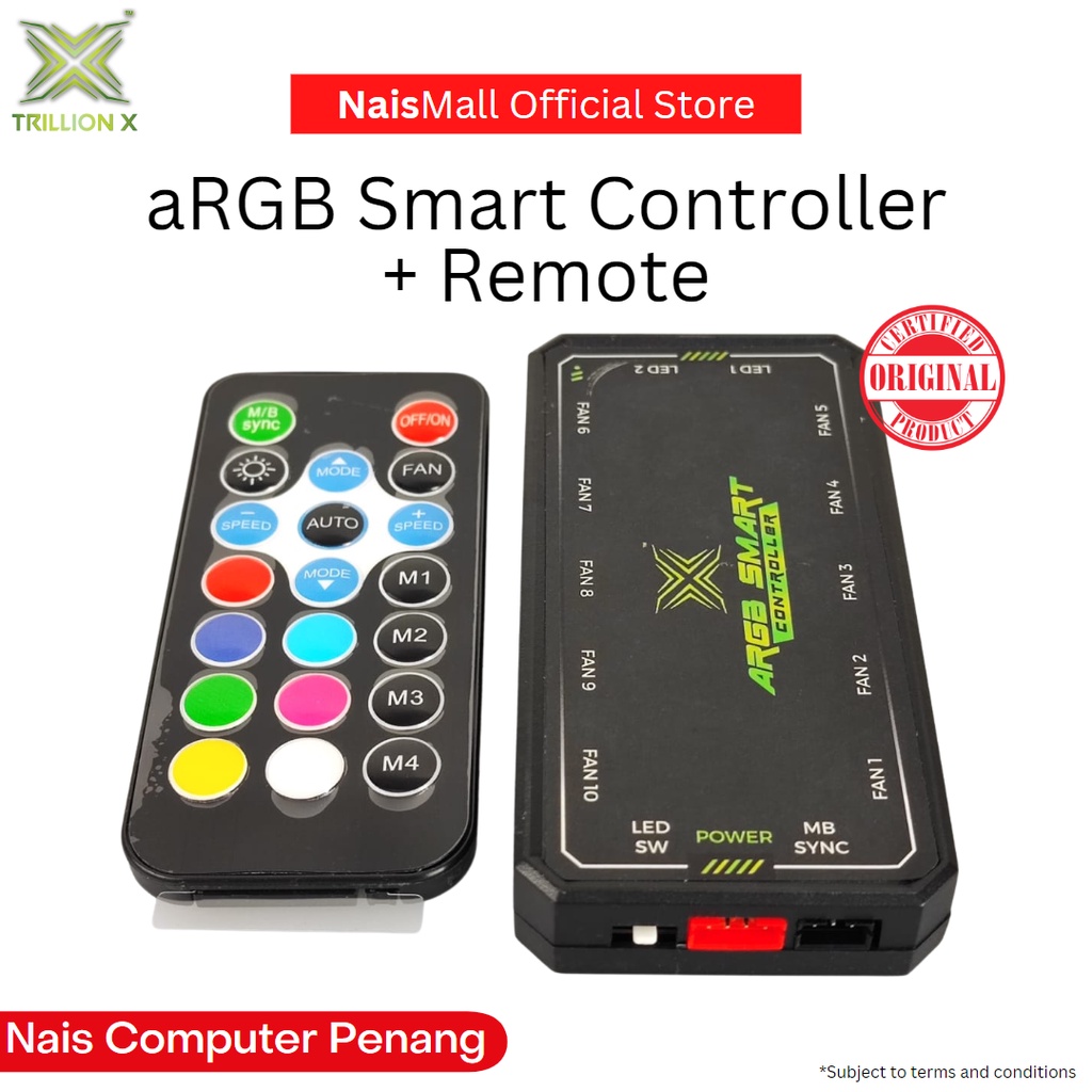 Argb Smart Controller Remote Shopee Malaysia