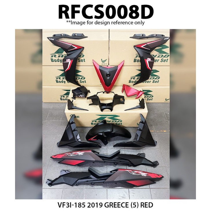 SYM VF3I VF3 LE V1/V2/V3 VR-46/STANDARD/CHROME/GREECE/GP EDITION/HIJAU ...