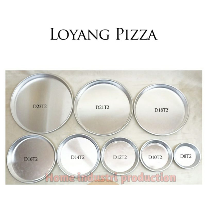 Pizza pan size 8 10 12 14 16 18 20 22 24 26 cm | Shopee Malaysia