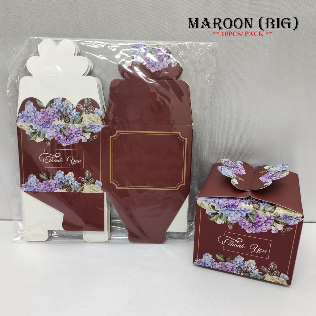 10PCS/ PACK | COLOURFUL DOORGIFT BOX / WEDDING GIFT BOX / GOODIES BOX ...