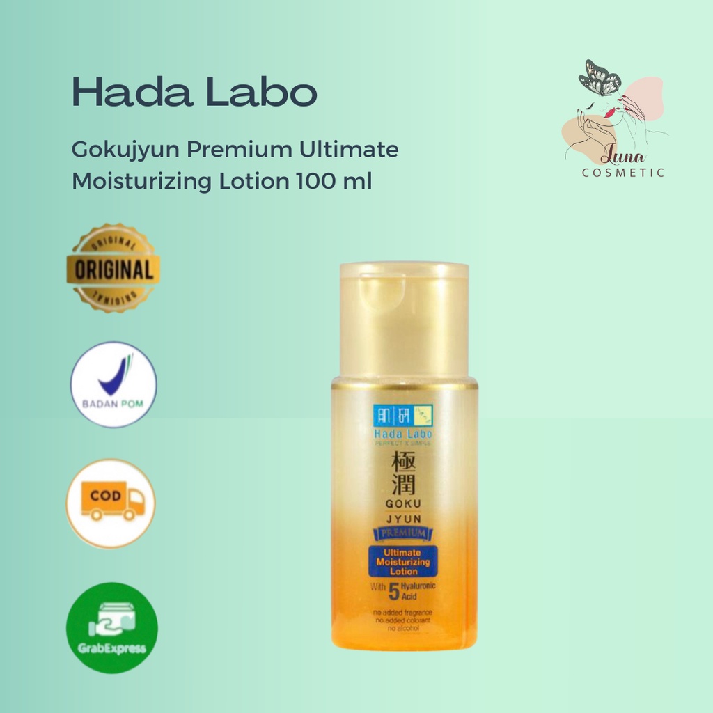 Hada Labo Gokujyun Premium Ultimate Moisturizing Lotion 100ml Hadalabo ...