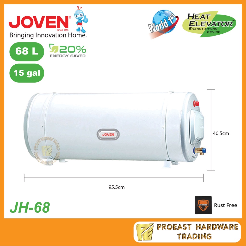 Joven [ JH-68 ] 68L (15 gal) Isolation Barrier Instant Water Heater ...