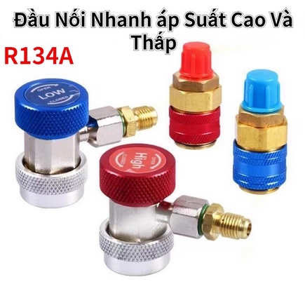 High-low pressure air conditioner gas filling valve Quick connector ...