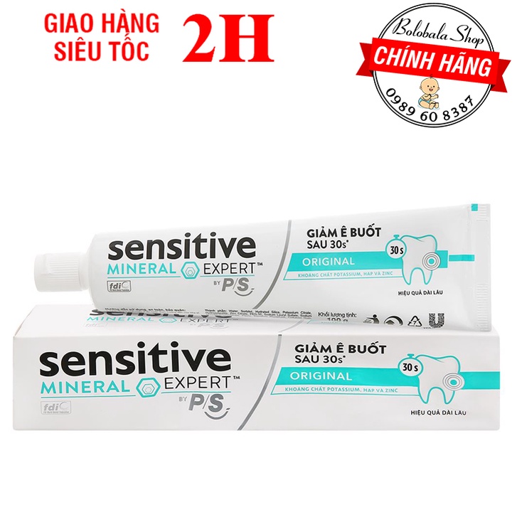 P/s toothpaste reduces sensitivity after 30 seconds Sensitive Mineral ...