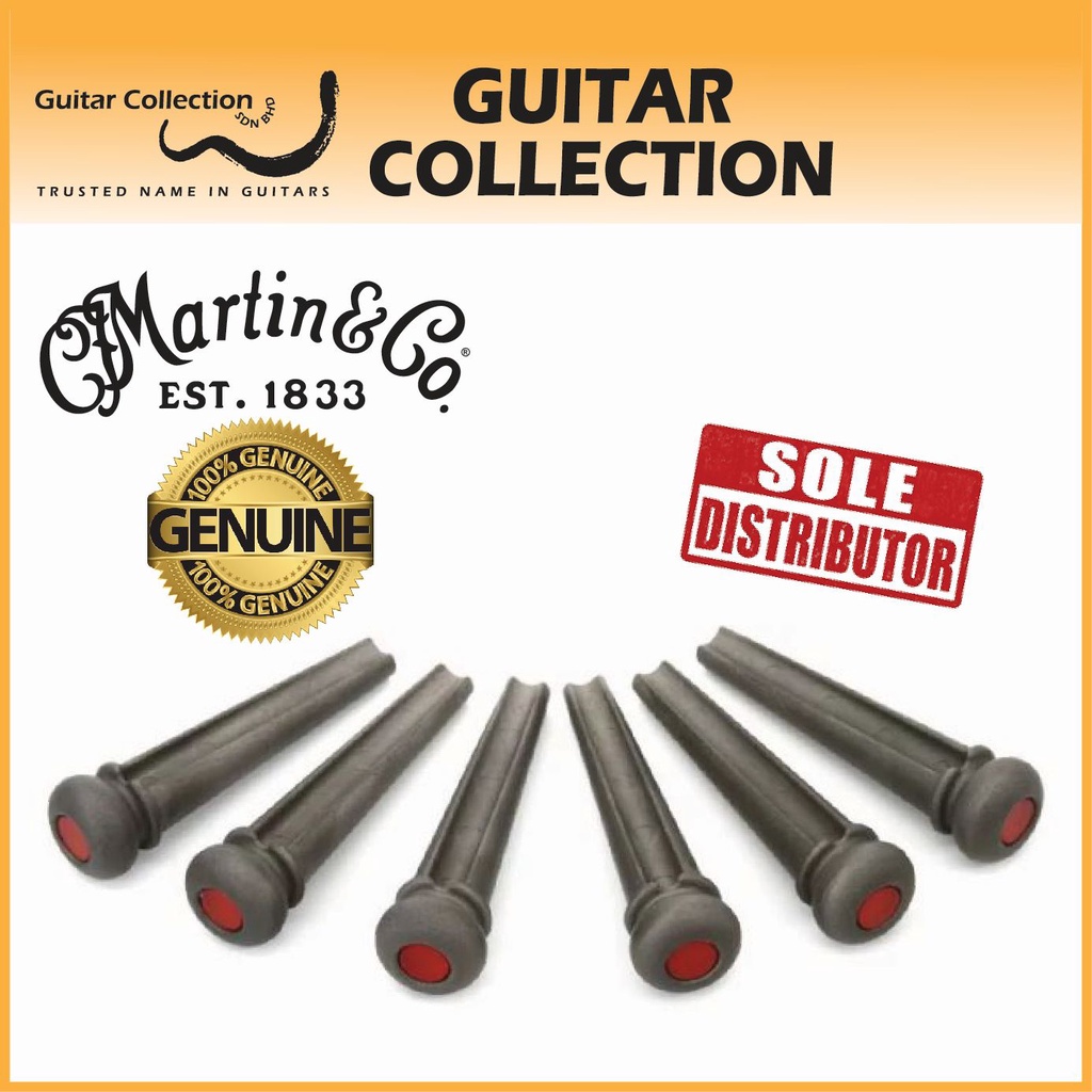 Martin 18APP0005 Luxe Liquidmetal Bridge Pin Set | Turkish Emery (Dark ...