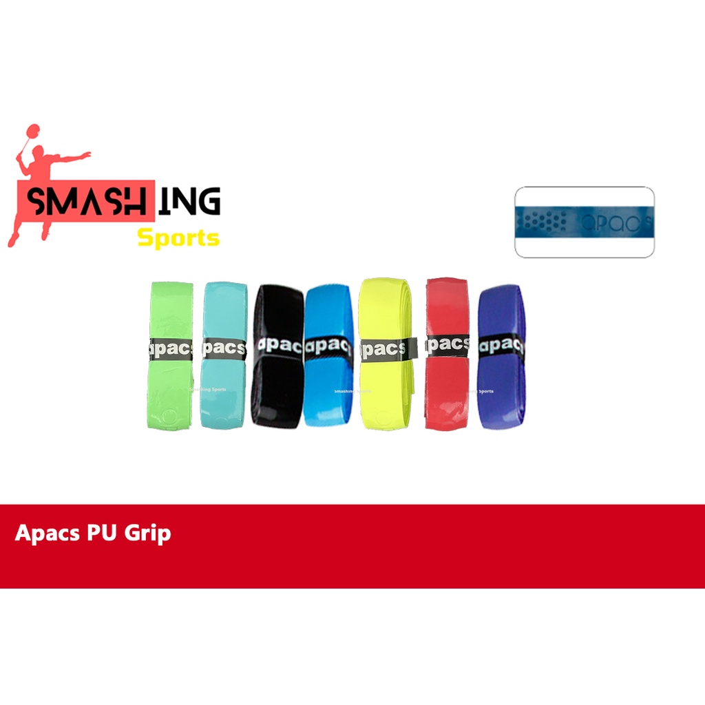 Apacs Badminton PU Grip PU619 Replacement Tennis Squash Grip [100 ...