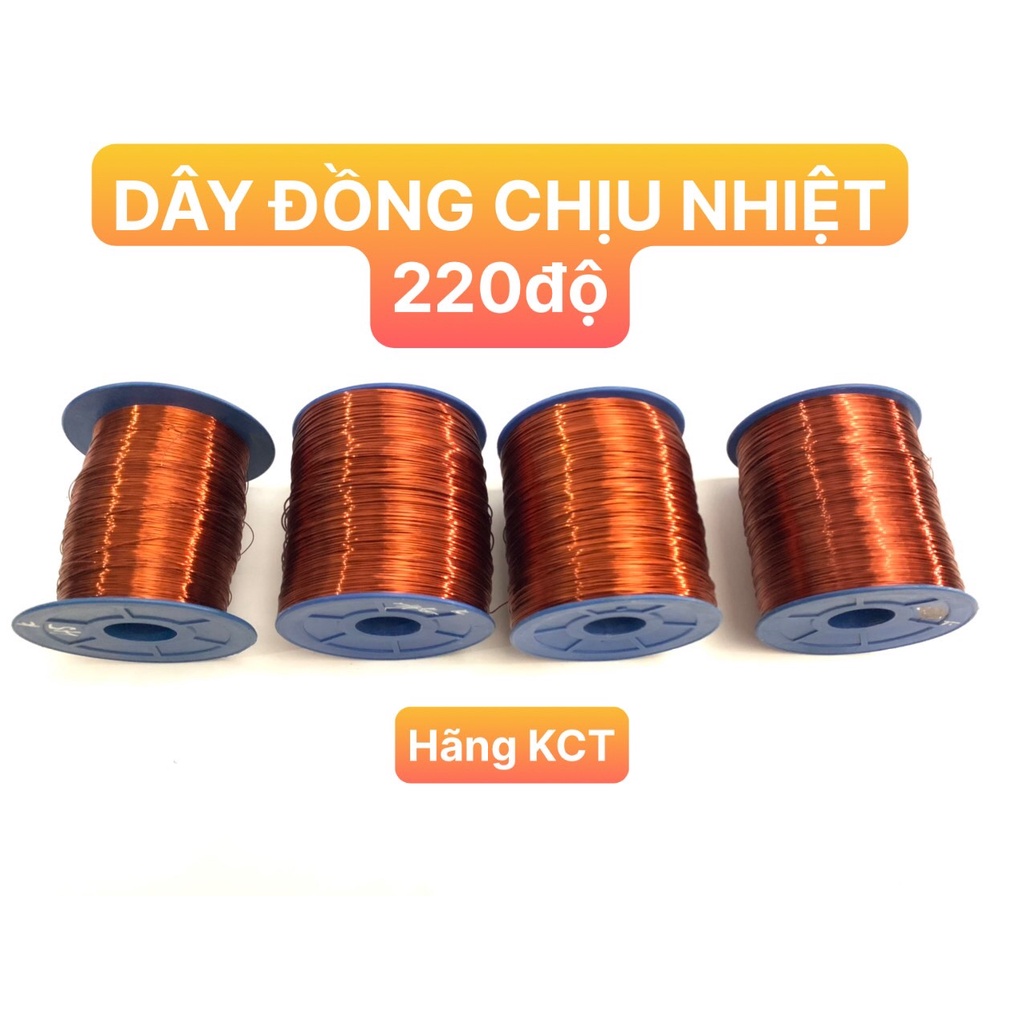 KCT brand 220 degree heat resistant copper wire 0.2kg - 220 degree ...