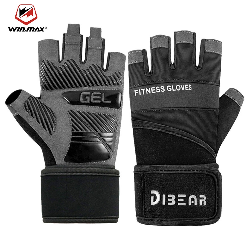 WINMAX 1 Pairs Gym Gloves Bodybuilding Weightlifting Fitness Gloves ...
