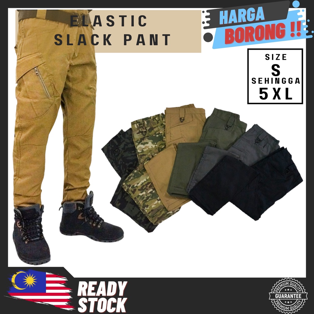 MEN TACTICAL MULTI PURPOSE CARGO PANT WORKING COTTON PANT 6 COLOURS ...