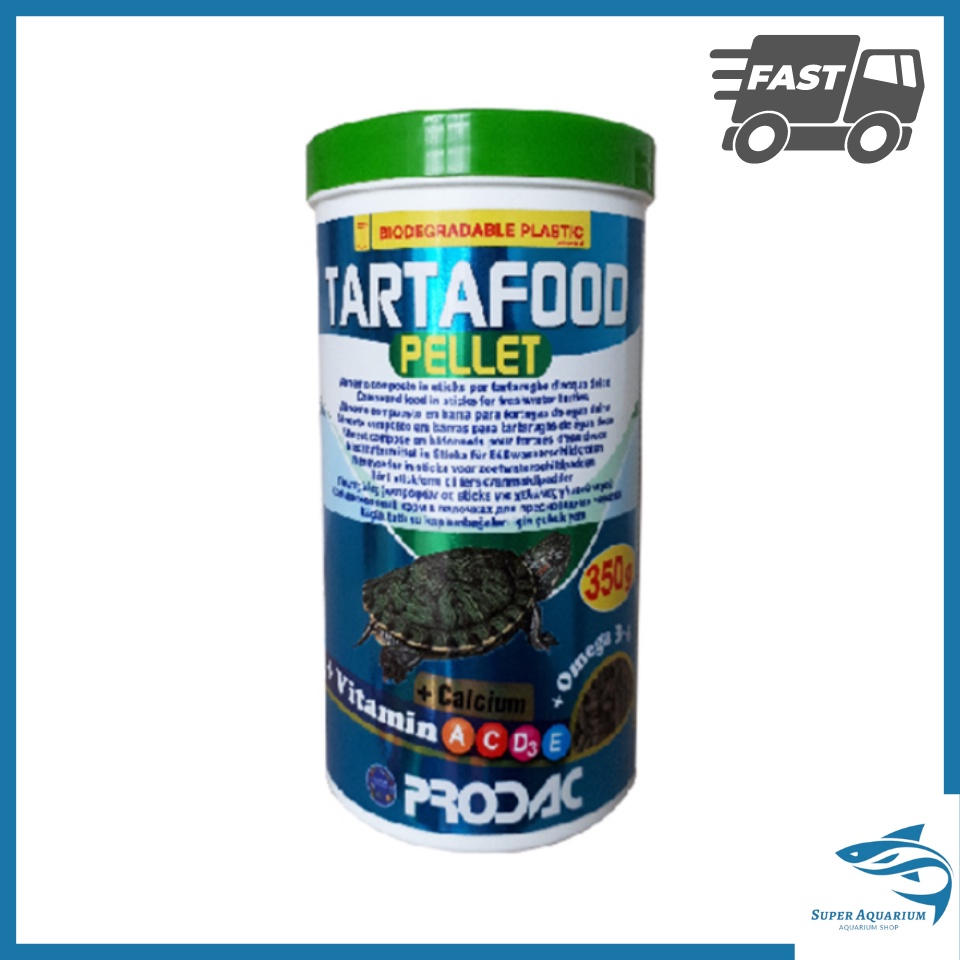 PRODAC Tartafood Pellet Turtle Food | 1200ml - 350g | Shopee Malaysia