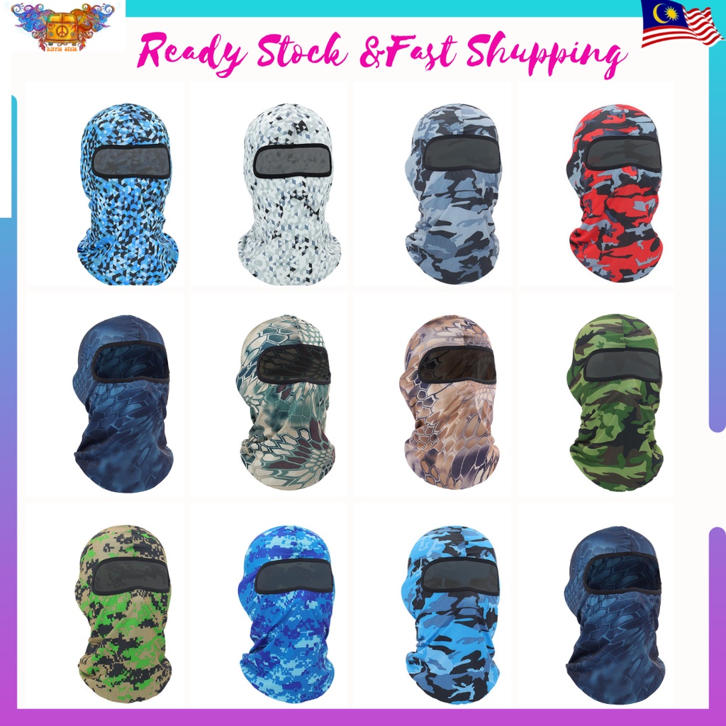 Face Mask Full Face Topeng Muka Ninja Riding Motorcle Face Cover ...