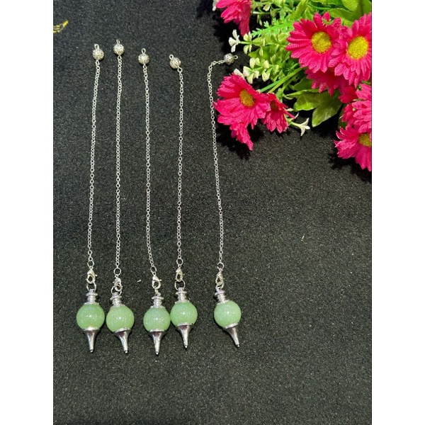 aventurine Indian Jade Stone Pendulum Green Used To Hang On. | Shopee ... aventurine Indian Jade Stone Pendulum Green Used To Hang On. | Shopee ...