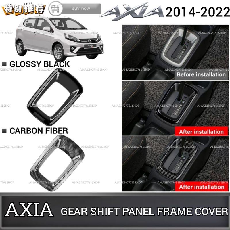 AMAZING PERODUA AXIA 2014-2022 GEAR SHIFT PANEL FRAME COVER CONSOLE ...