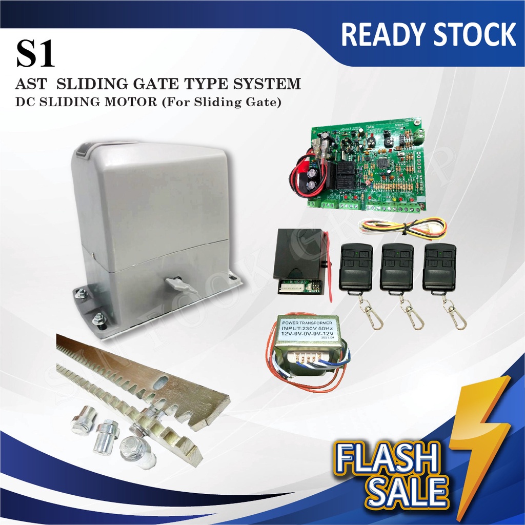 DC SLIDING AUTO GATE MOTOR S1/ Gate Weight 300kg | Shopee Malaysia