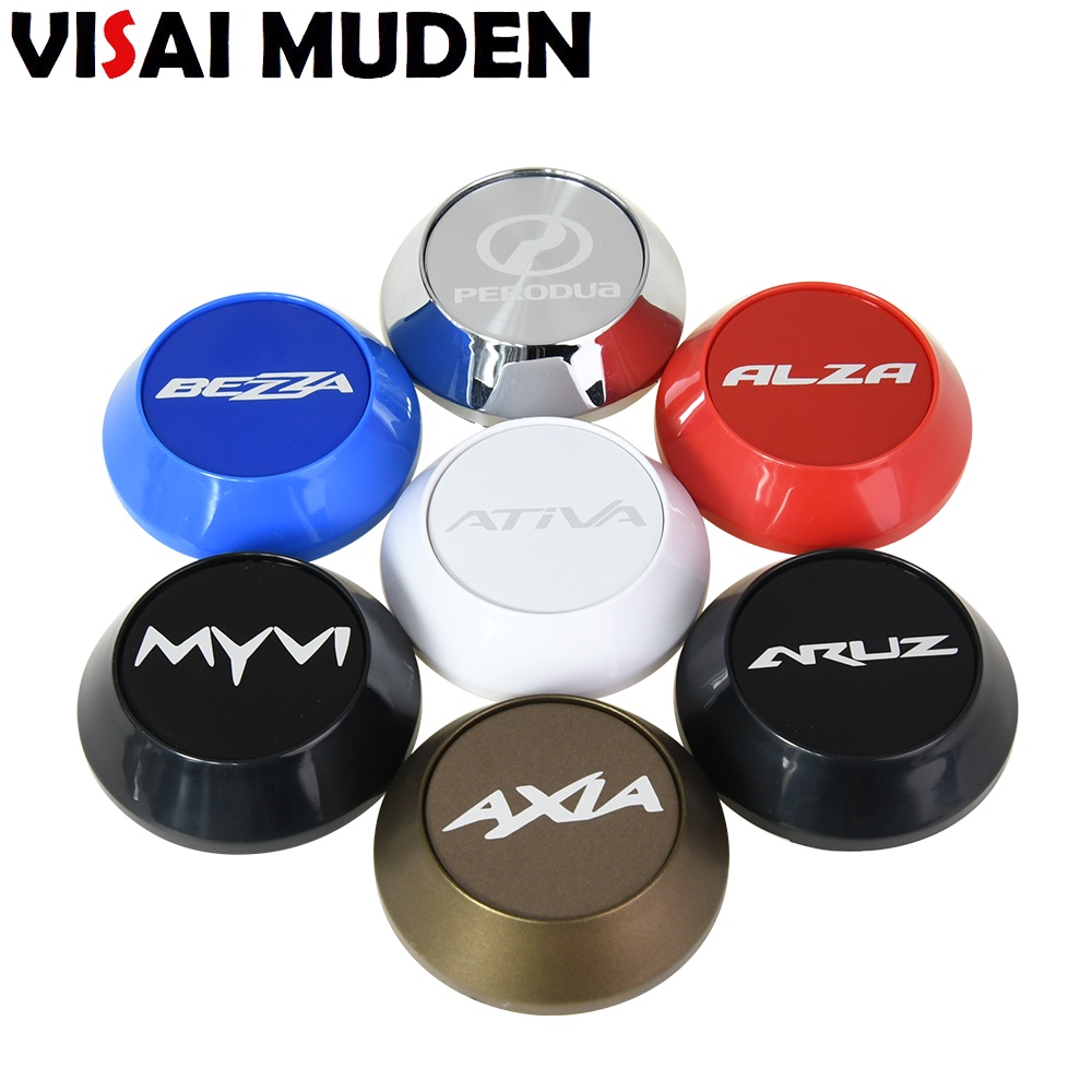 4PCS 65MM/60MM Rim Cap PERODUA ALZA ATIVA AXIA ARUZ BEZZA MYVI Sticker ...