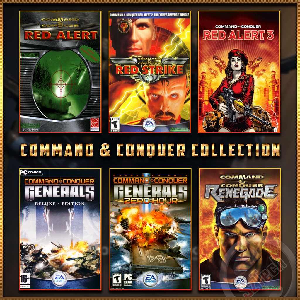 Command And Conquer Collection🔥Red Alert 2 + Yuri’s Revenge🔥Zero Hour🔥General🔥Red Alert Game🔥Red ...