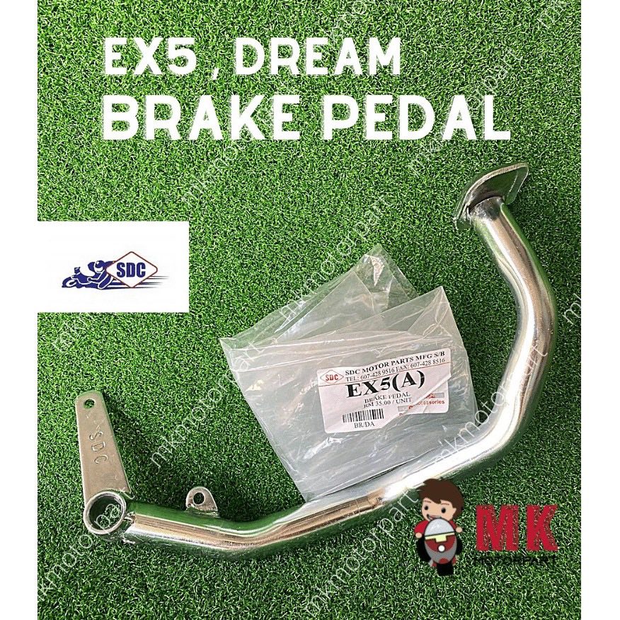[ AAP / SDC ] BRAKE PEDAL Lever Honda EX5 , Dream Besi Pemijak Brek Original AAP / SDC Quality A ...