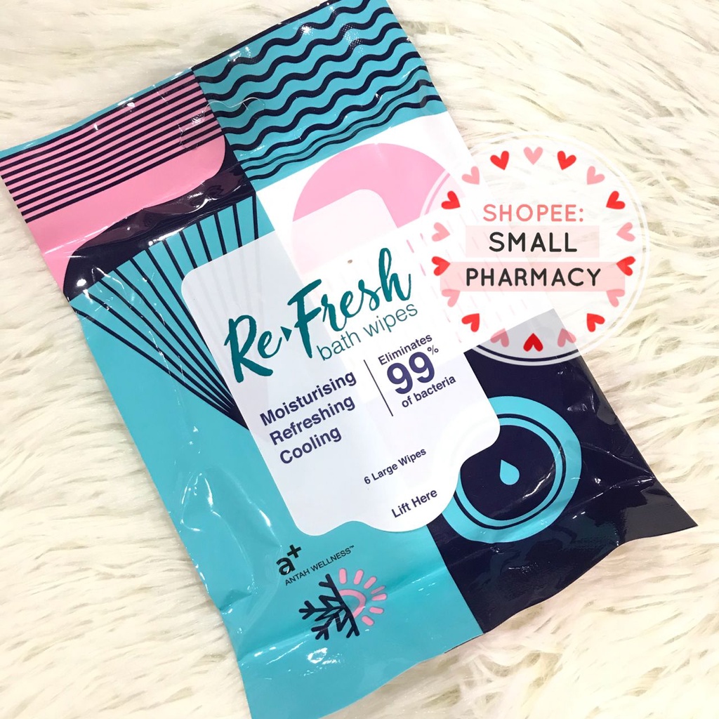 Antah Wellness Refresh Bath Large Wipes 480068 | Shopee Malaysia