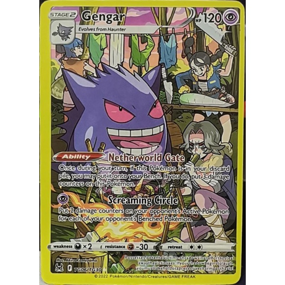 Pokemon tcg Single !! Gengar - TG06/TG30 -Sword & Shield: Silver ...