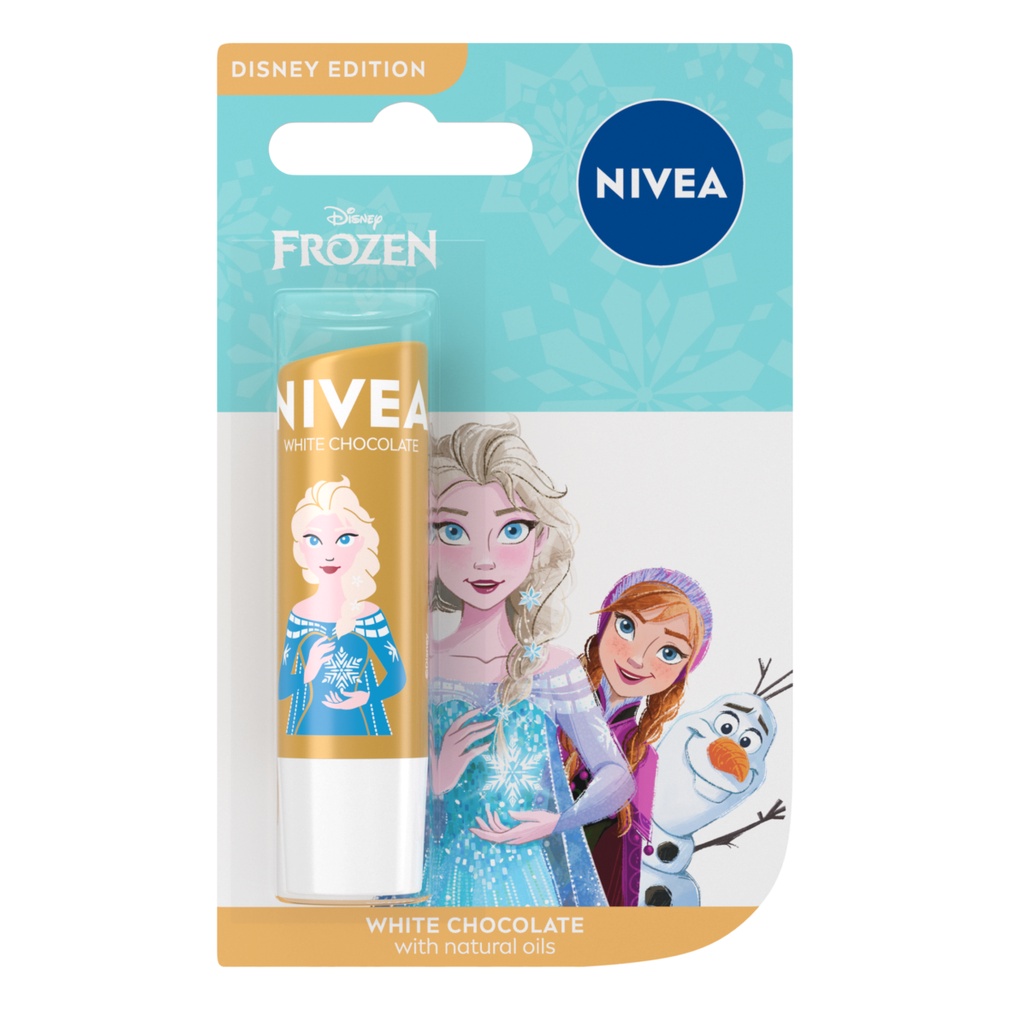 NIVEA Lip Disney Elsa Bright Choco Lip Balm 4.8g / Lip Care / Color ...