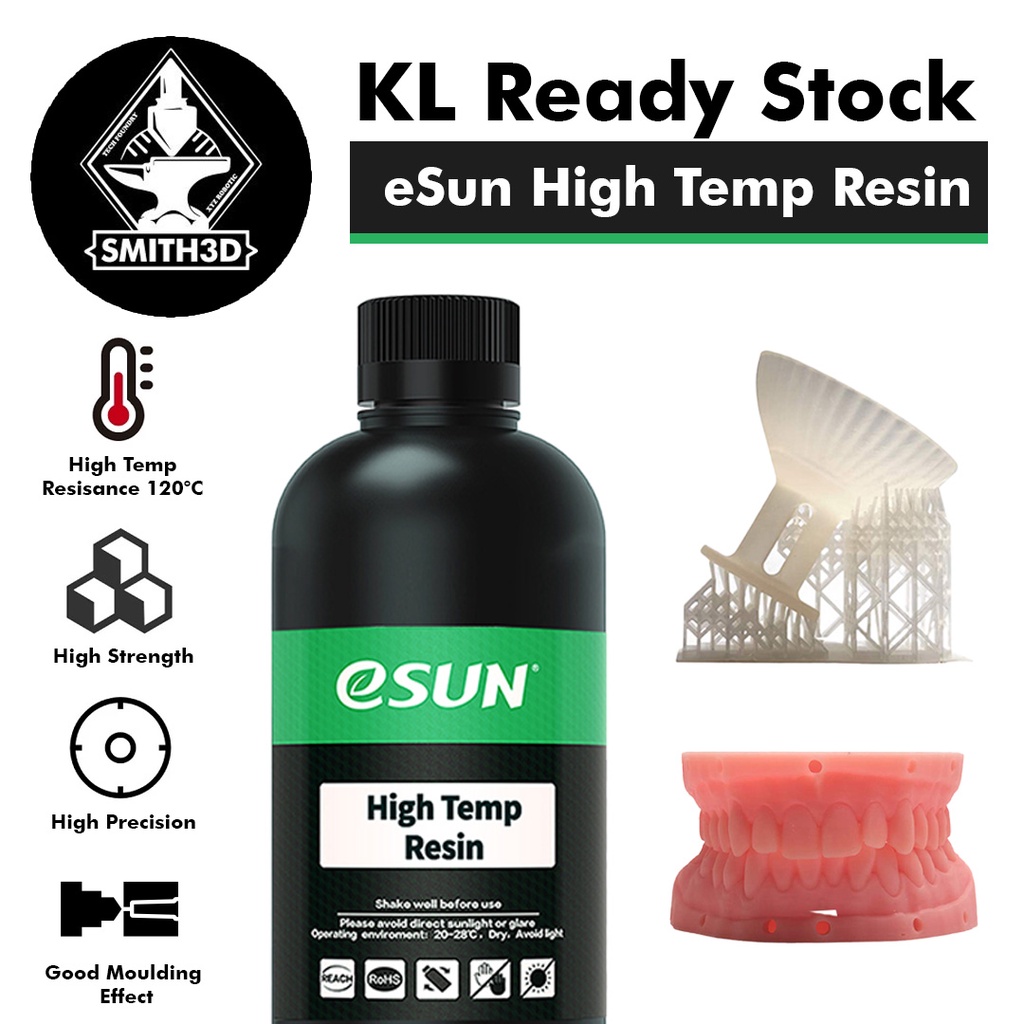 eSUN High Temperature Resin for 3D Printer 500g | Mold | Mechanical ...