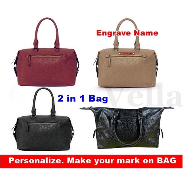 🎁 VELLA Korea Style Office Tote PU Leather Bag Shoulder Women Bags Beg ...