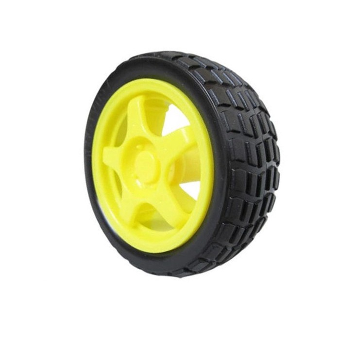 Dc MOTOR Tire Wheel GEARBOX WHEELS ONLY (DIY ROBOT CAR) ARDUINO ...