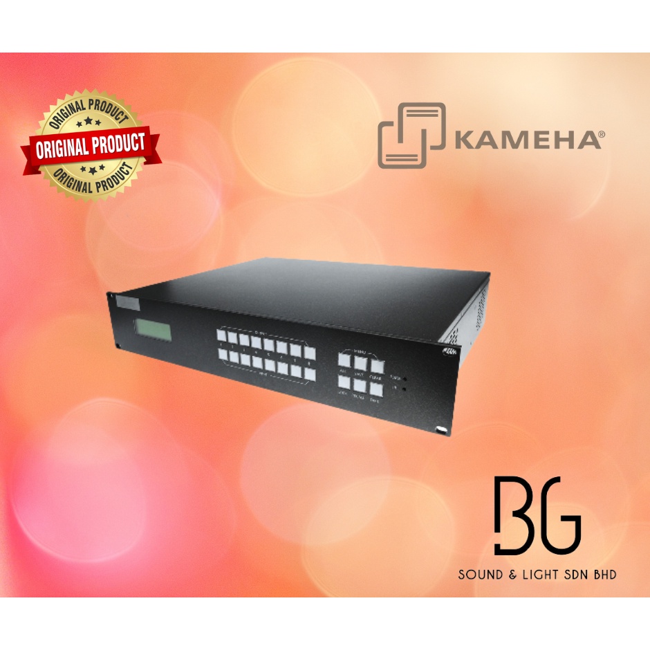 KAMEHA KA185 HDMI SEAMLESS MATRIX 8X8 SWITCH CUM VIDEO WALL 4K 2.5U CHASIS | Shopee Malaysia