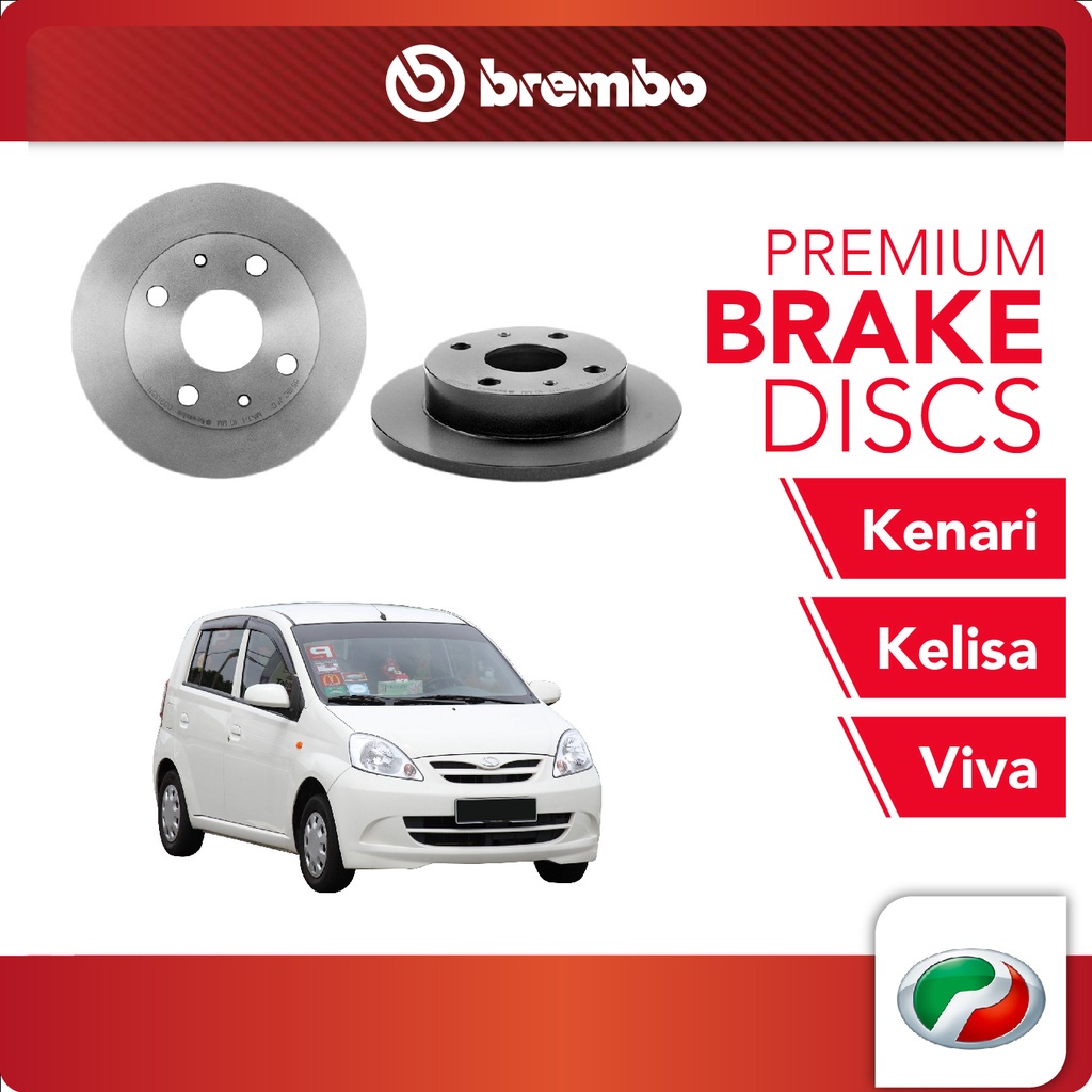 BREMBO BRAKE DISC KELISA KENARI VIVA BRAKE DISC ROTOR -FRONT DEPAN ...
