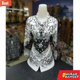 HITAM Latest women's tops 2022 women's PGRI clothes/teacher PGRI/PGRI ...