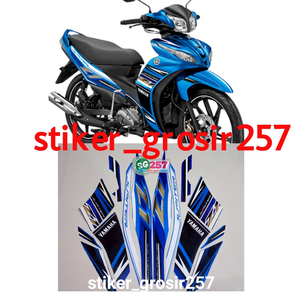 YAMAHA JUPITER Z1 2016 YAMAHA JUPITER Z1 BODY LES LIS STRIPING STICKER ...