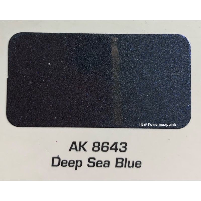 AIKKA AK8643 DEEP SEA BLUE *** LUCKY CRYSTAL SPECIAL EFFECT 2K PAINT ...