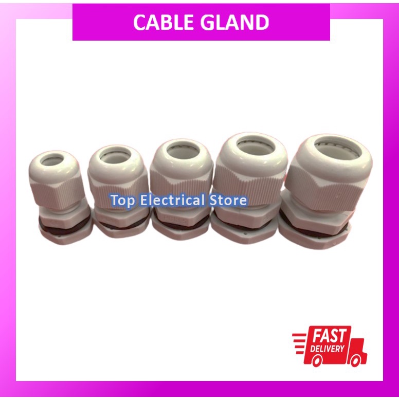 CABLE GLAND PG GLAND NYLON IP68 PG9 PG11 PG13.5 PG16 PG19 PG21 | Shopee ...